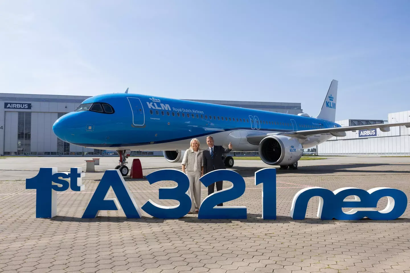 Dutch National Carrier KLM Takes Delivery of its First Airbus A321neo ...