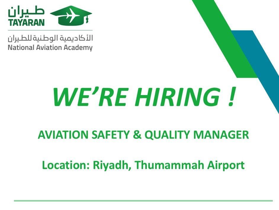 Saudi Pilot Training Organisation Tayaran Seeks Safety and Quality ...